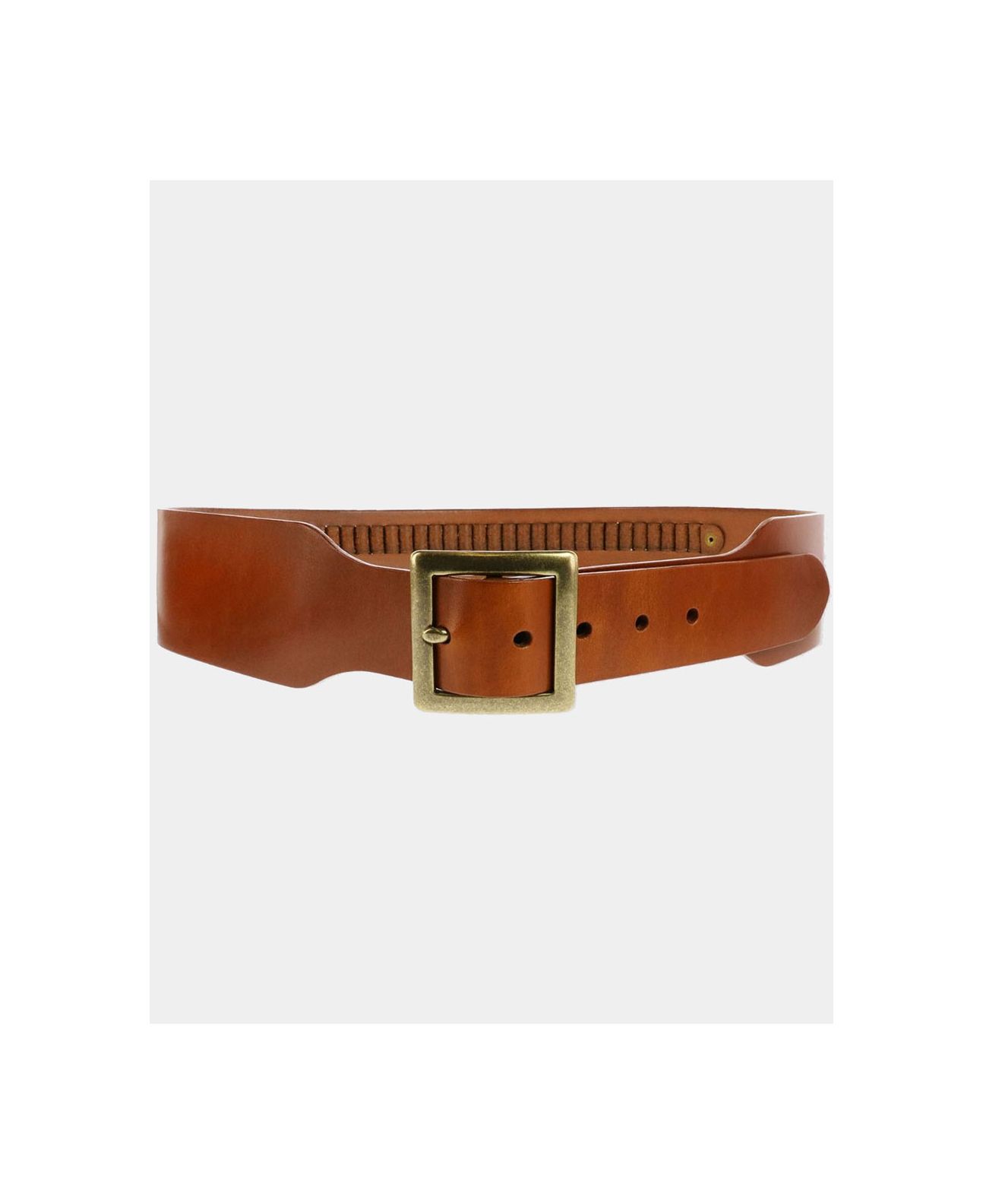 Leather Belt with Pockets